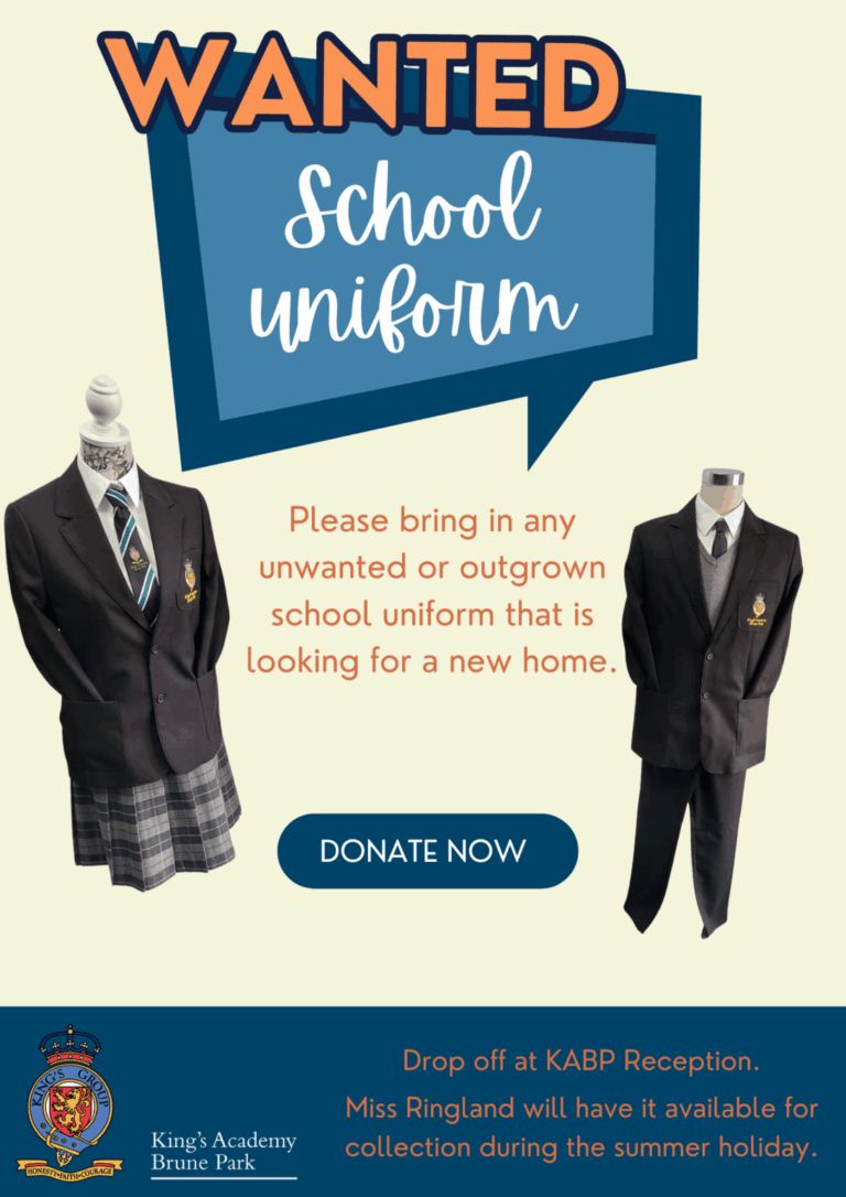 Join Us in Supporting Our School’s Second-Hand Uniform Shop! – King's ...
